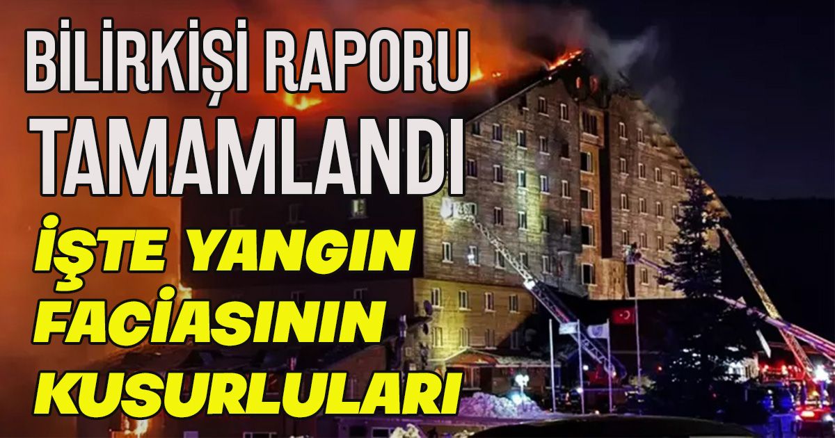 İŞTE YANGIN FACİASININ KUSURLULARI – Bolu Gerçek